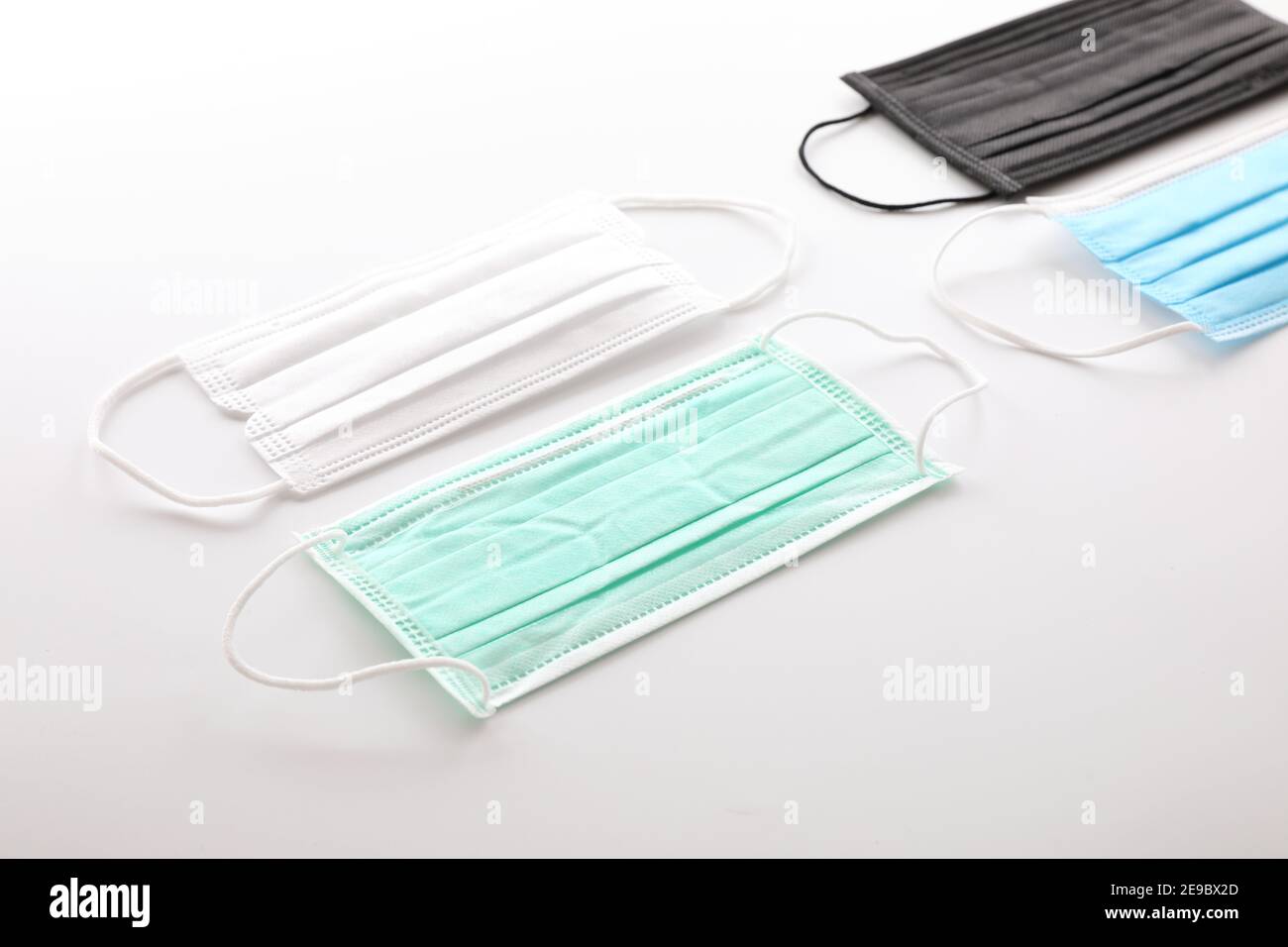 Used mask isolated in white background Stock Photo - Alamy