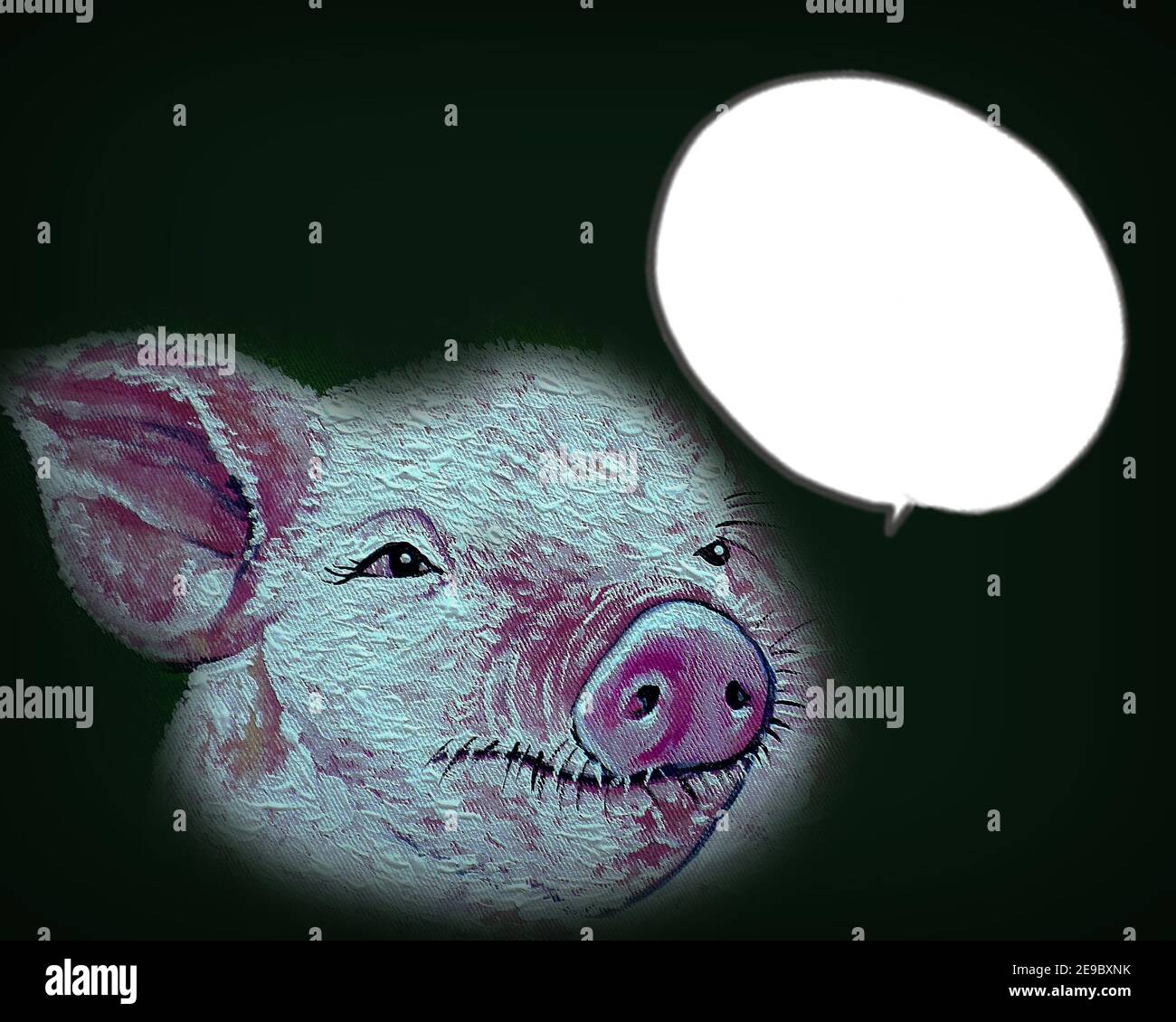 Smiling pig hi-res stock photography and images - Alamy