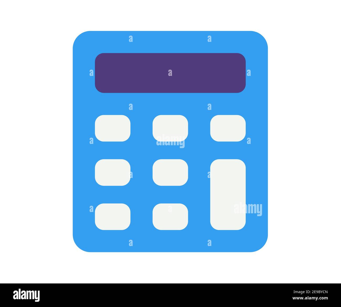 Flat icon financial calculator buttons hi-res stock photography and ...