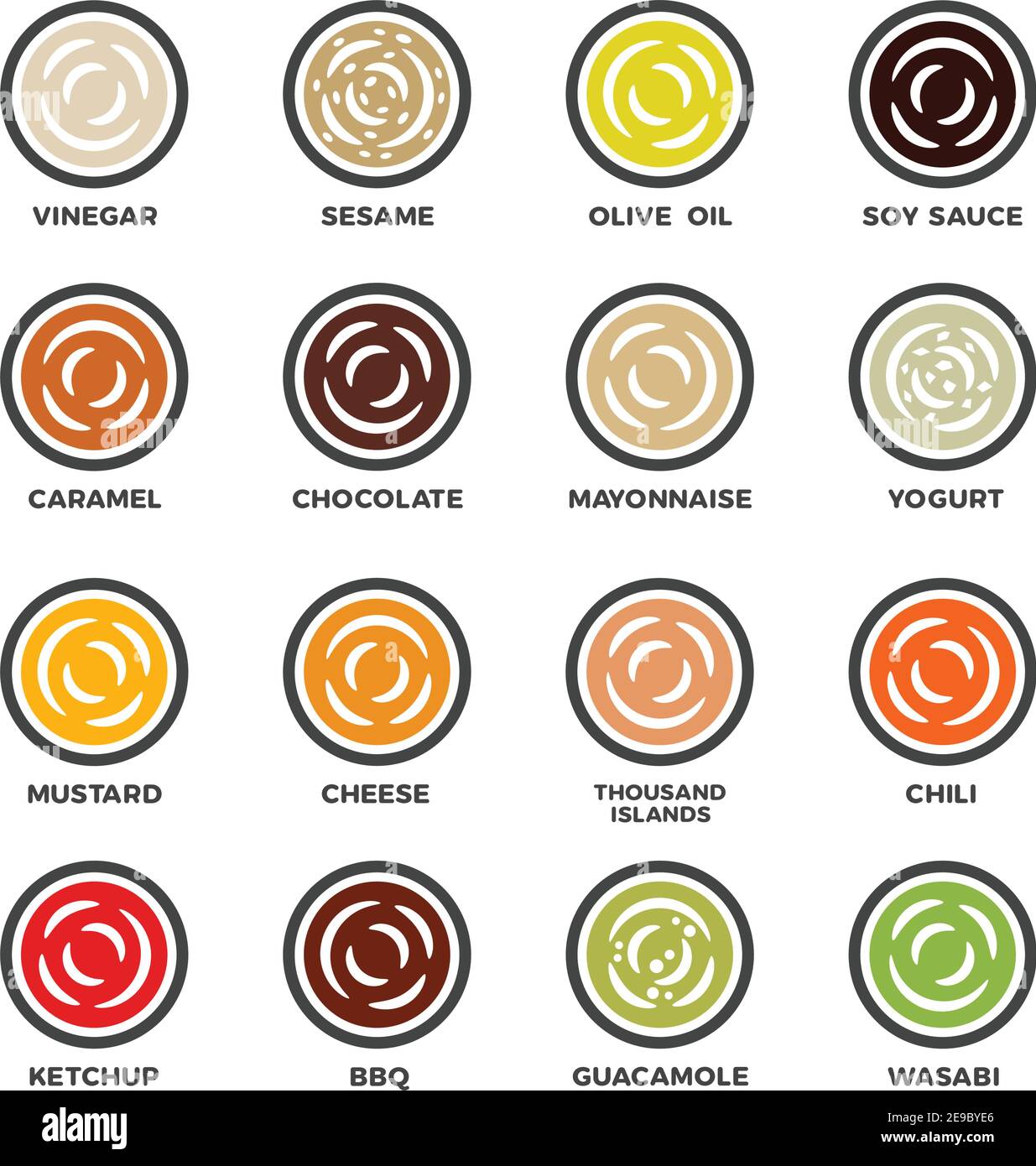 Wasabi sauce line icon Stock Vector Images - Alamy