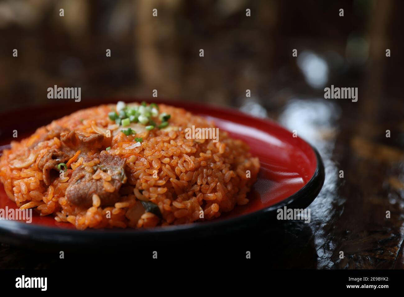 Kimchi fried rice korean food Stock Photo - Alamy