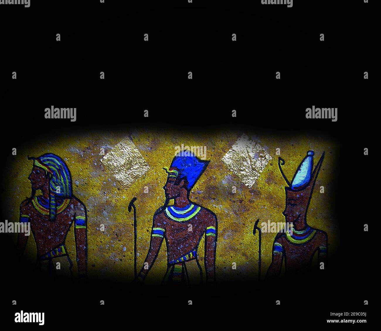 Painting ,Oil color , Ancient ,art, painting ,Ancient, Egyptian Stock ...