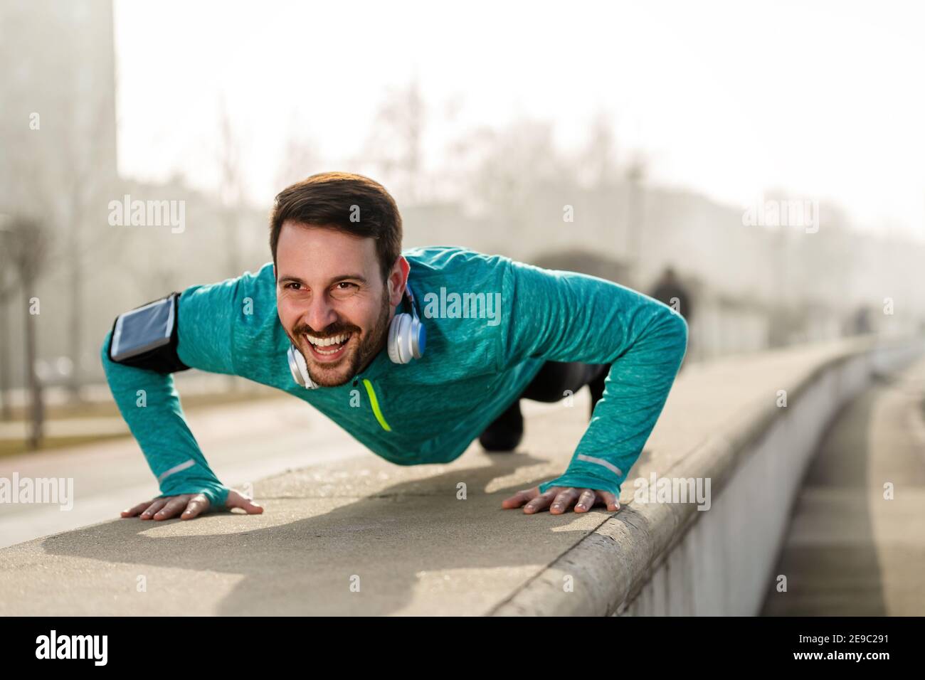 Push up practice hi-res stock photography and images - Alamy