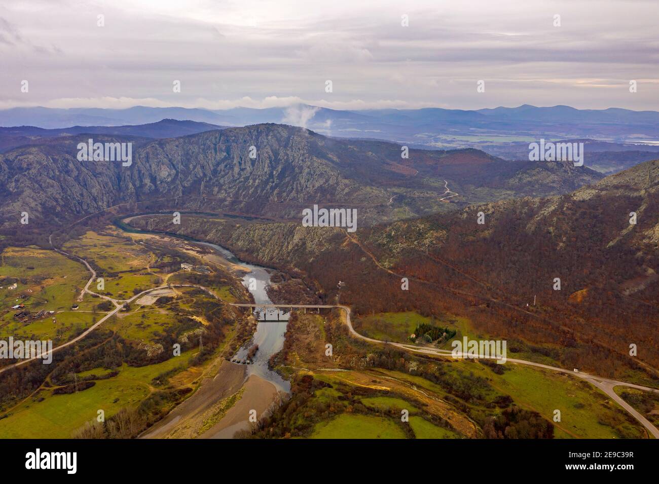 View on the beautiful mountains in Bulgaria Stock Photo - Alamy