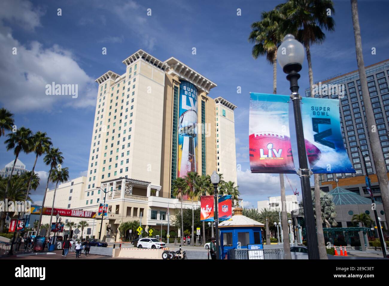 Saturday, January 30, 2021; Tampa, FL, USA; A general view of the ...
