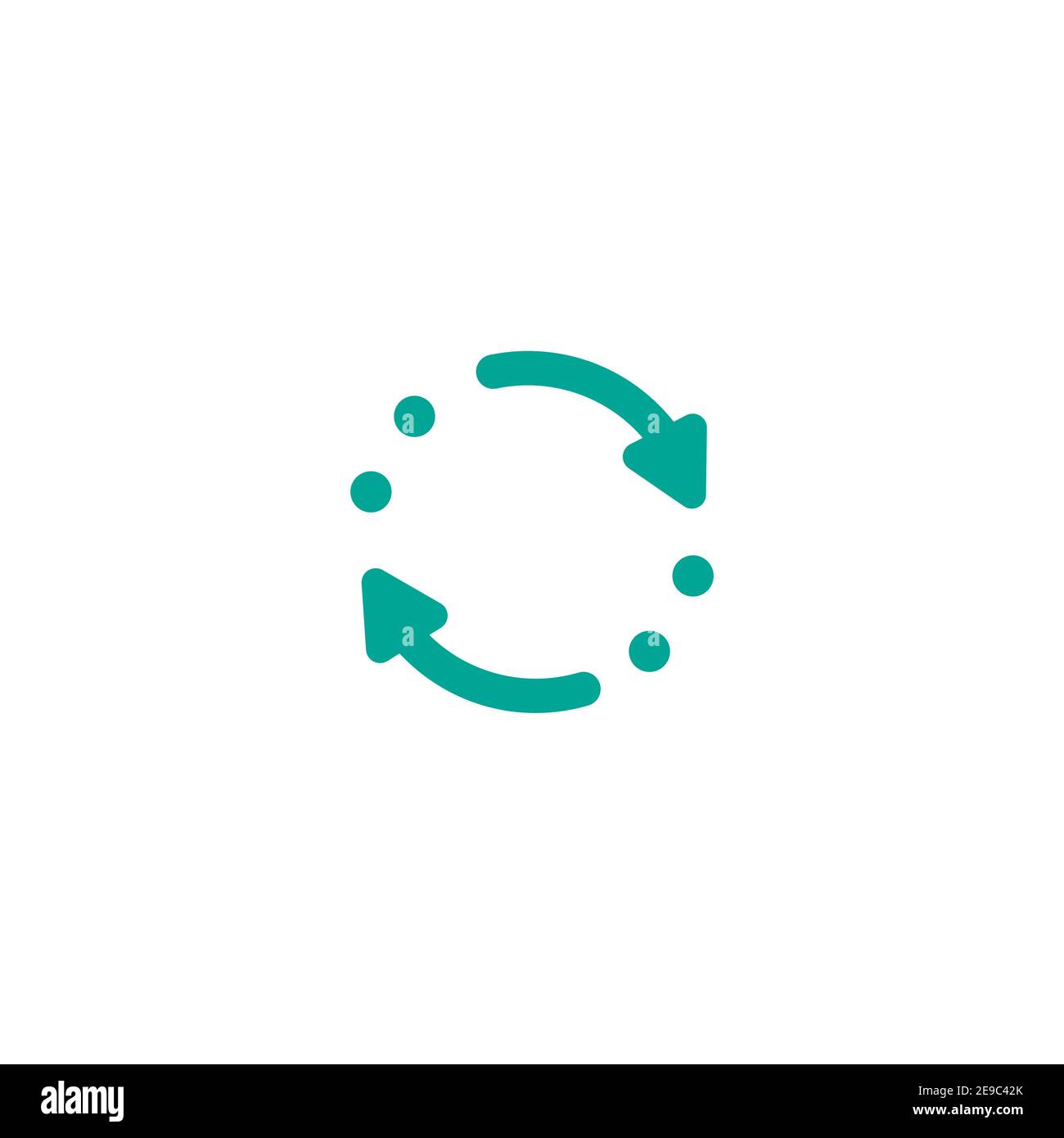 Trade arrow icon in flat Stock Vector Images - Alamy