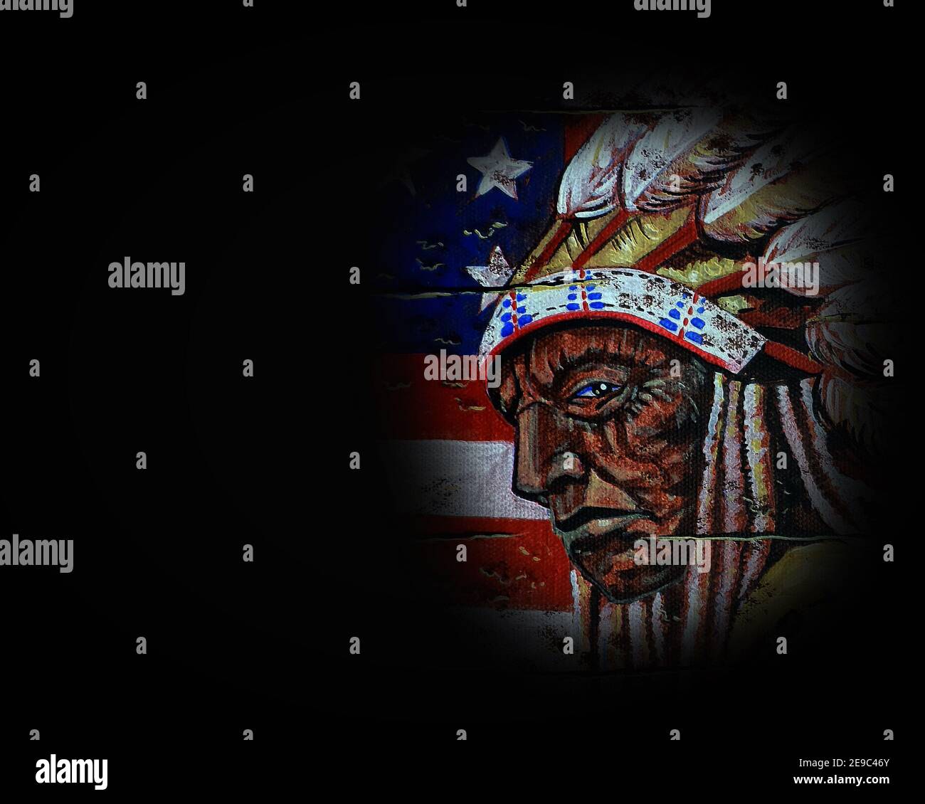 Modern native american art hi-res stock photography and images - Alamy