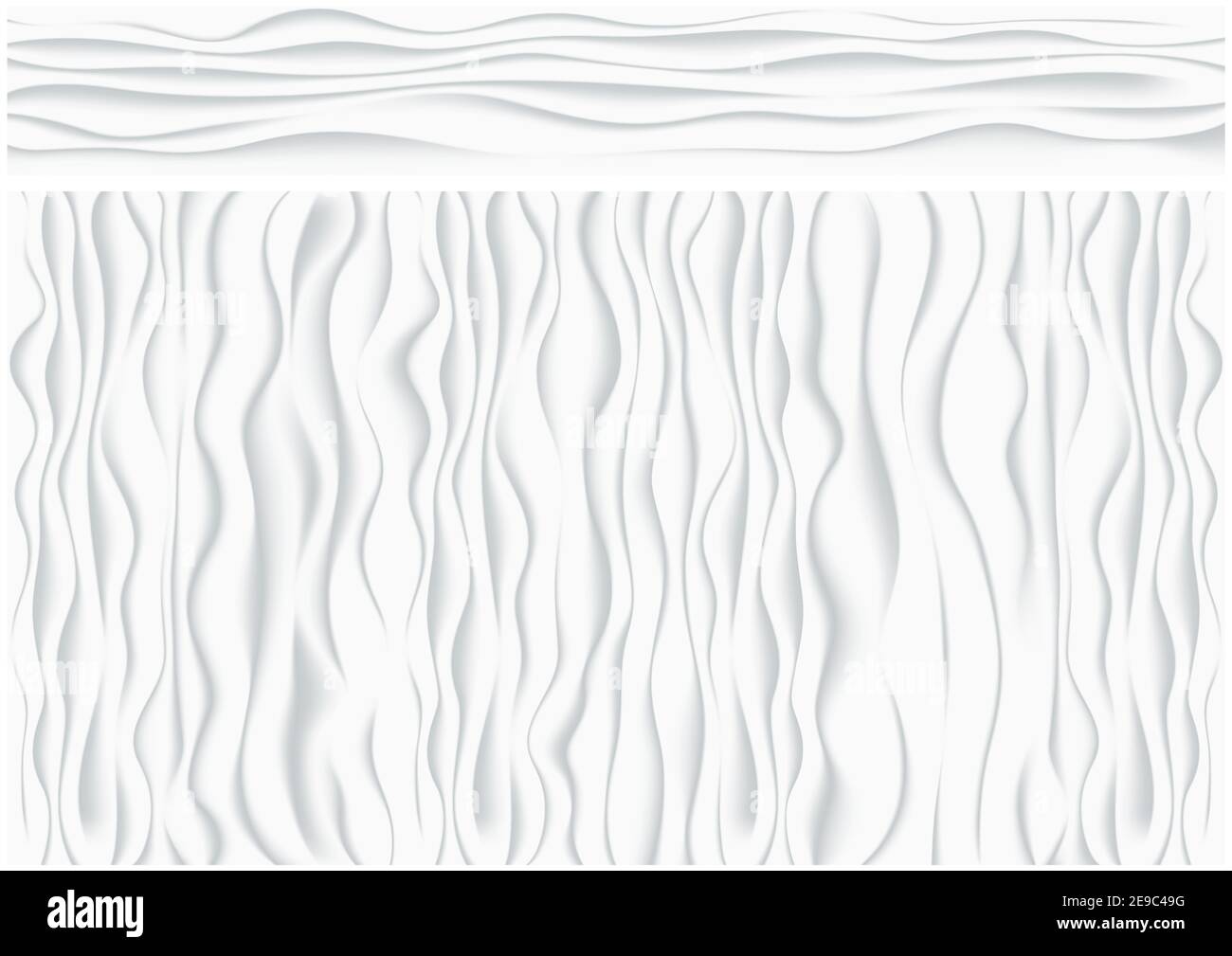 Wavy Panel Seamless Texture Set Stock Vector Image & Art - Alamy