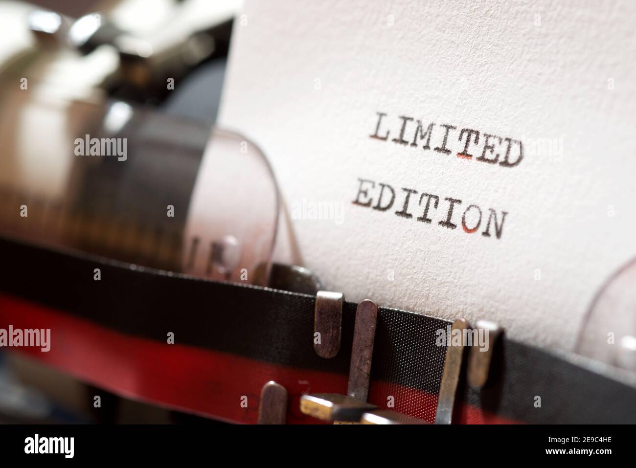 Limited edition word hi-res stock photography and images - Alamy