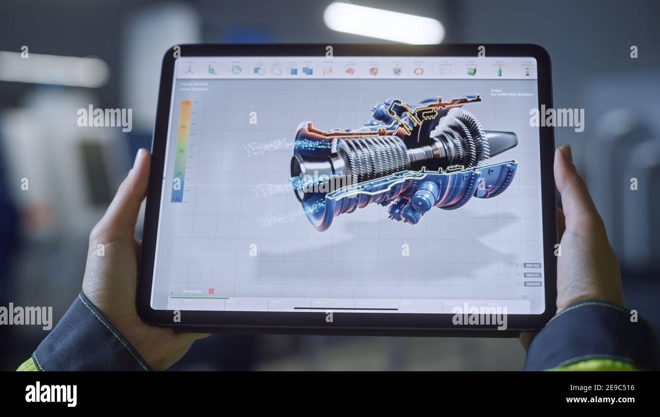 Industry 4.0 Factory: Chief Engineer and Project Supervisor Holds ...