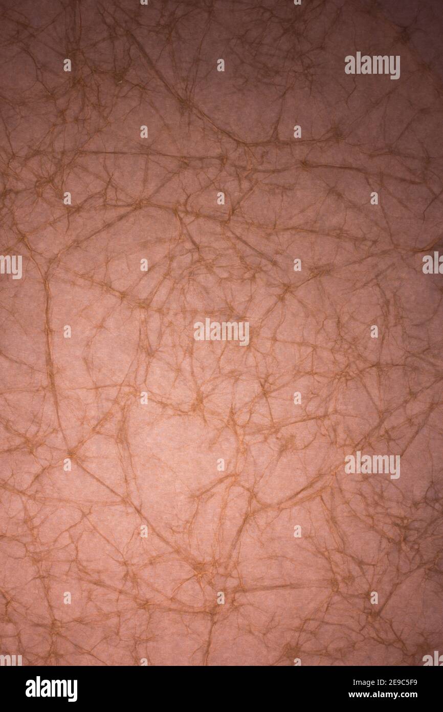 Brown crumpled paper background texture Stock Photo - Alamy