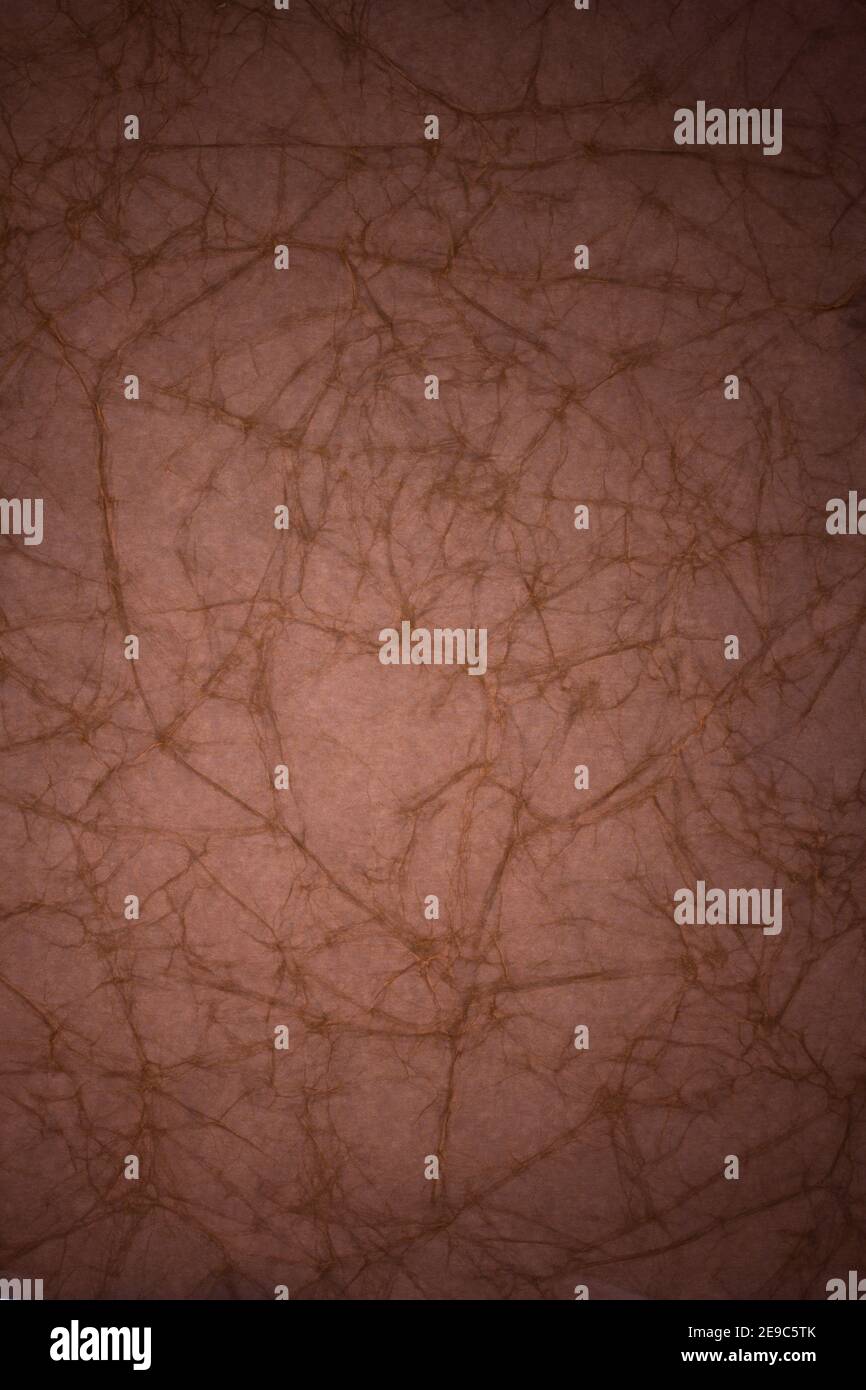 Brown crumpled paper background texture Stock Photo - Alamy