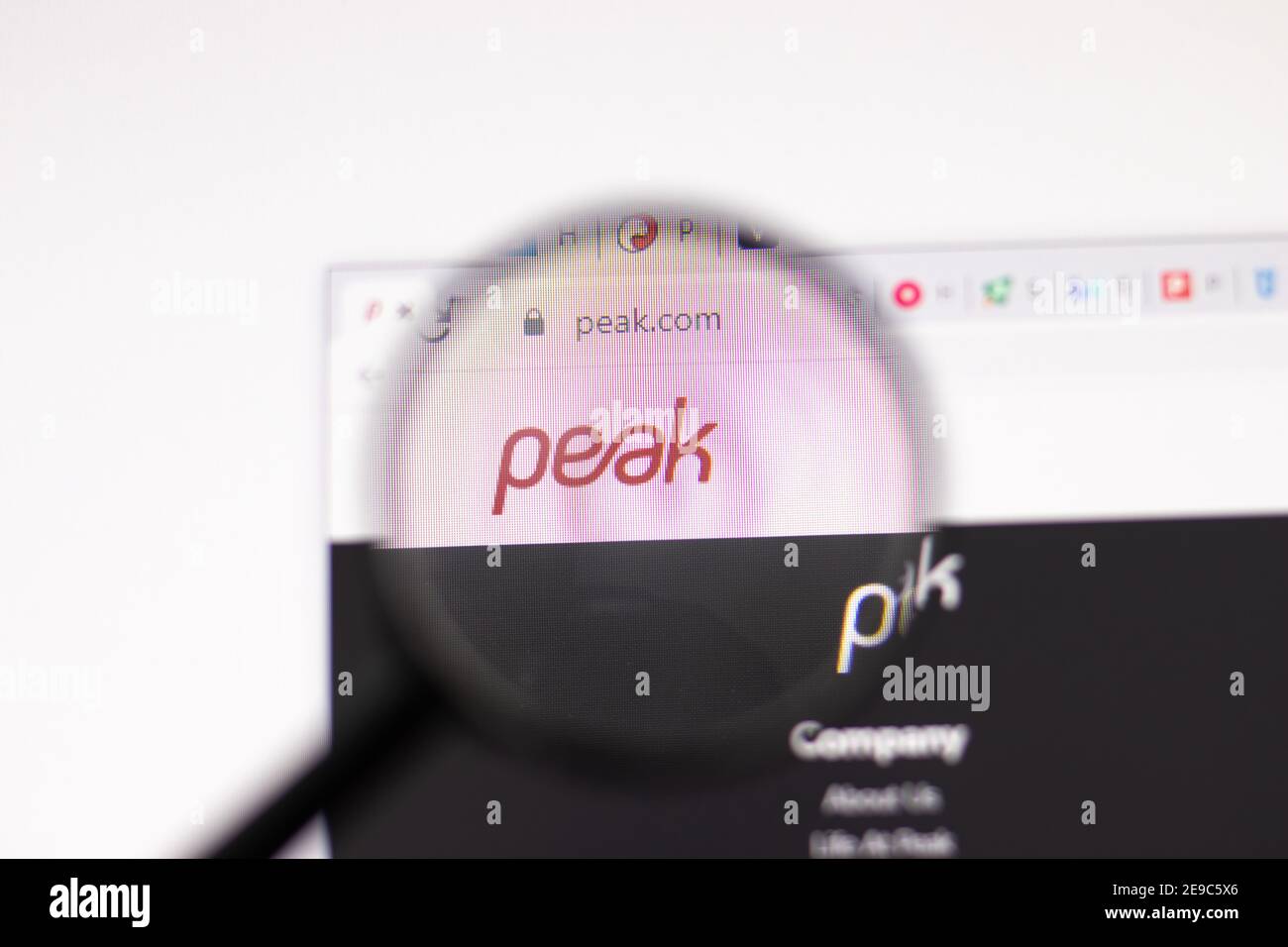 Peak logo hi-res stock photography and images - Alamy