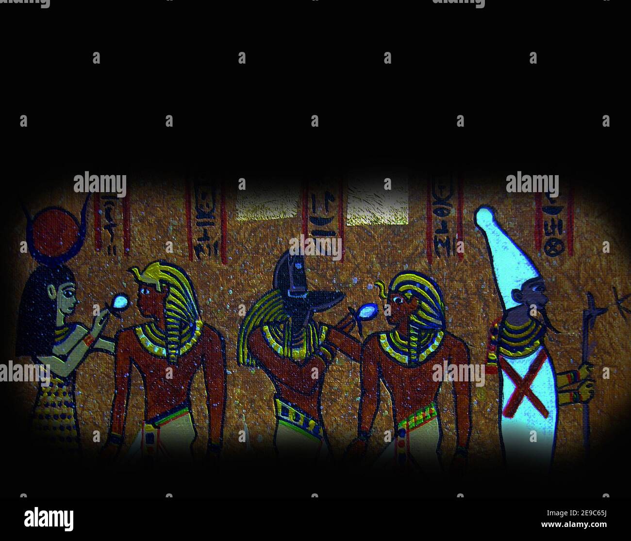 Painting ,Oil color , Ancient ,art, painting ,Ancient, Egyptian Stock ...