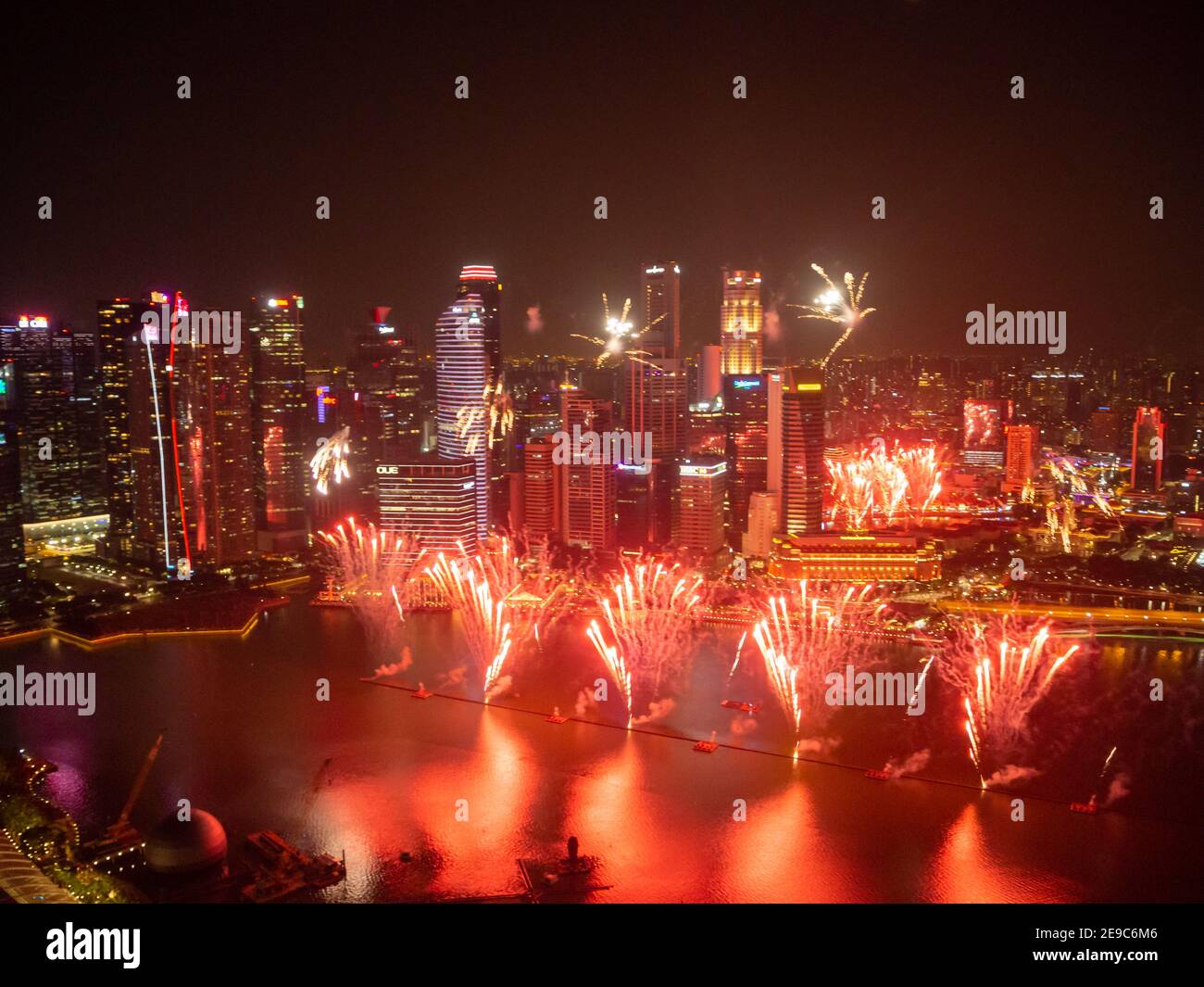 Singapore national day parade fireworks hi-res stock photography and ...