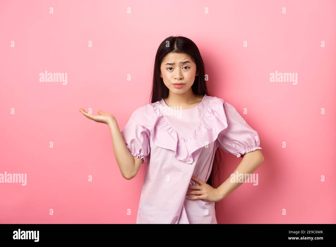 Asian teenager girl annoyed hi-res stock photography and images - Alamy