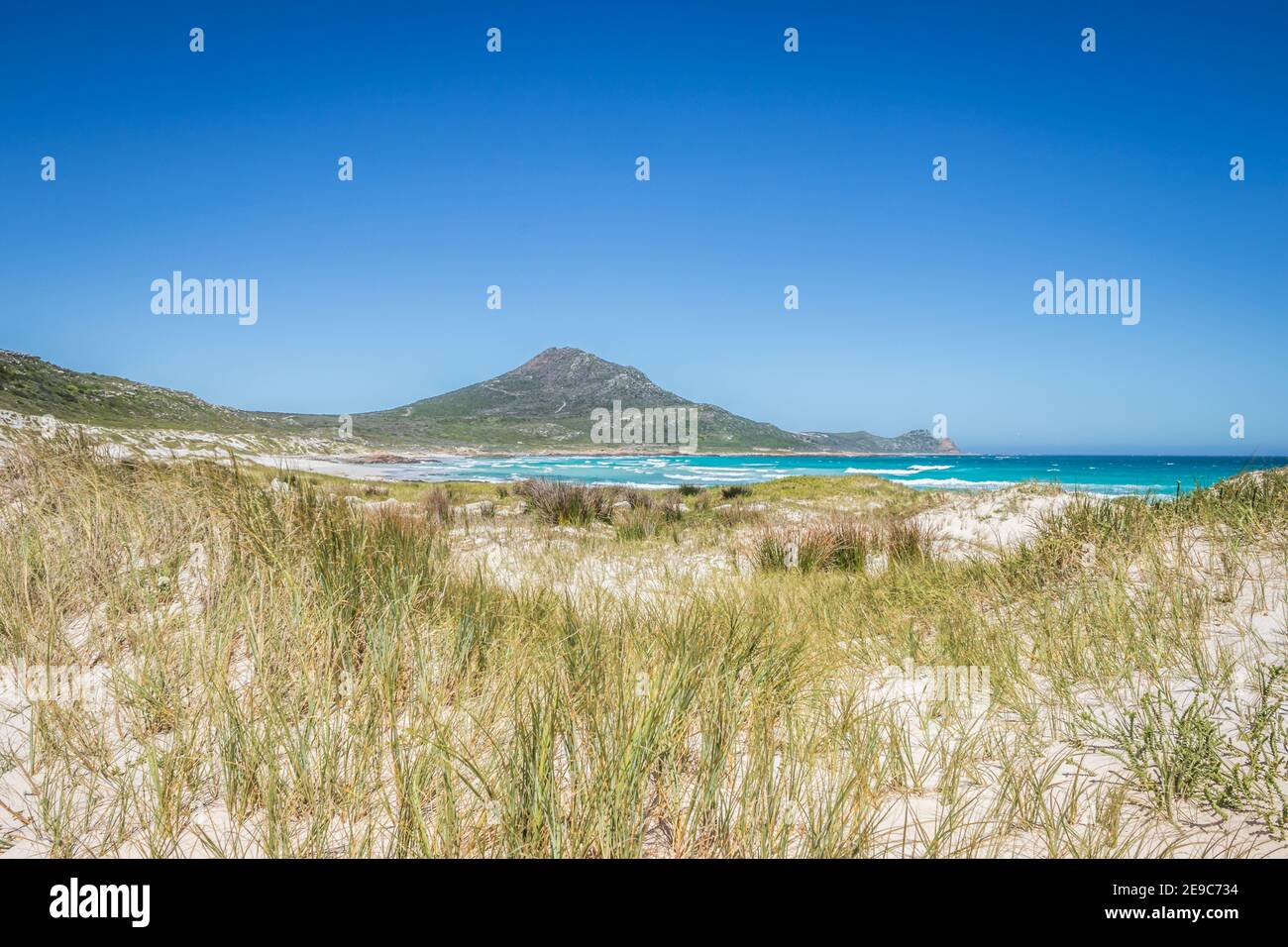 View of Cape Point coastline on a beautiful summer’s morning, Cape ...