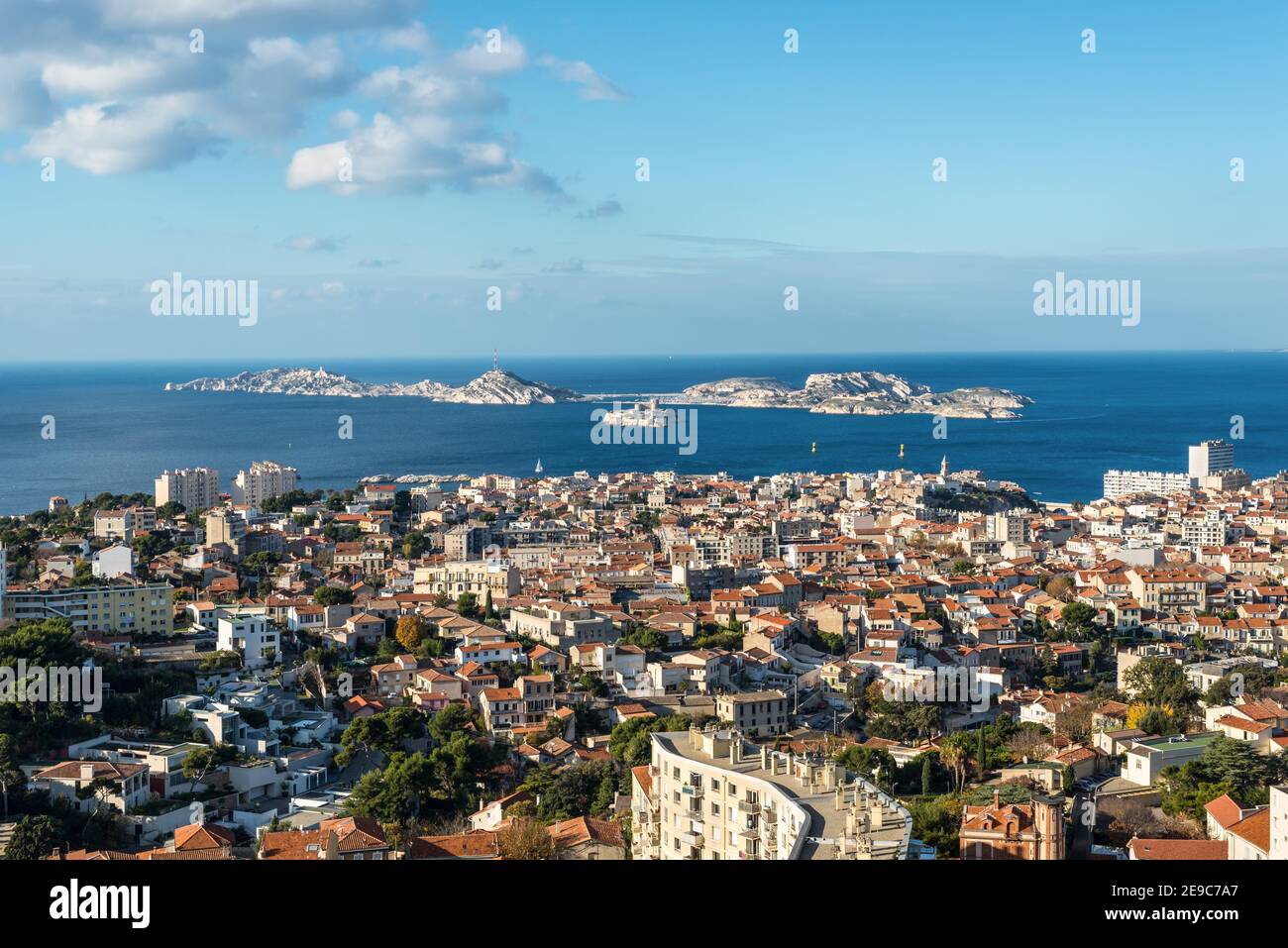 Birds eye view marseille france hi-res stock photography and images - Alamy