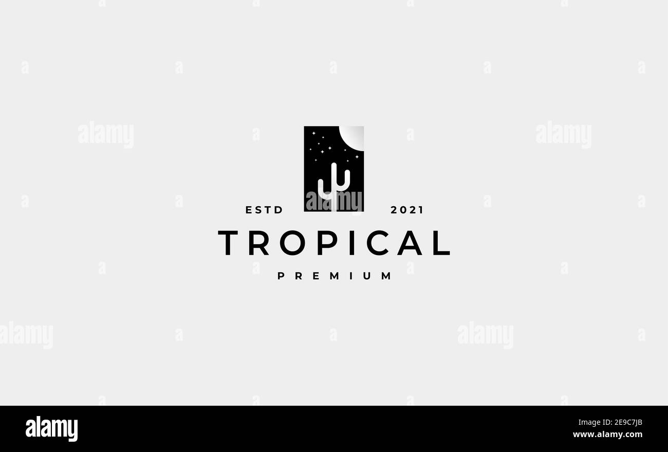 Plant logo vector design Black and White Stock Photos & Images - Alamy