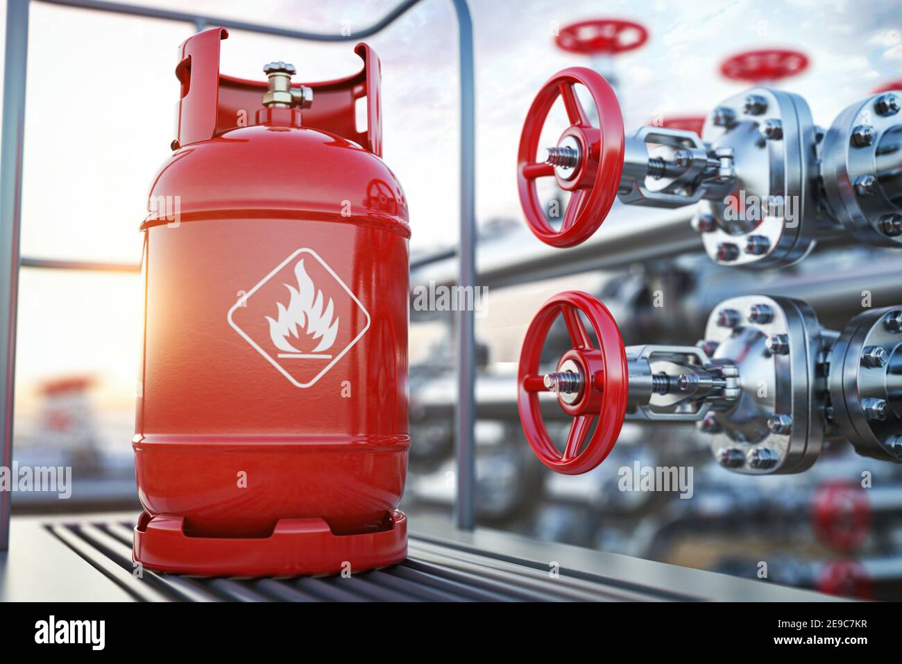 Cylinder Filling Station High Resolution Stock Photography and Images ...