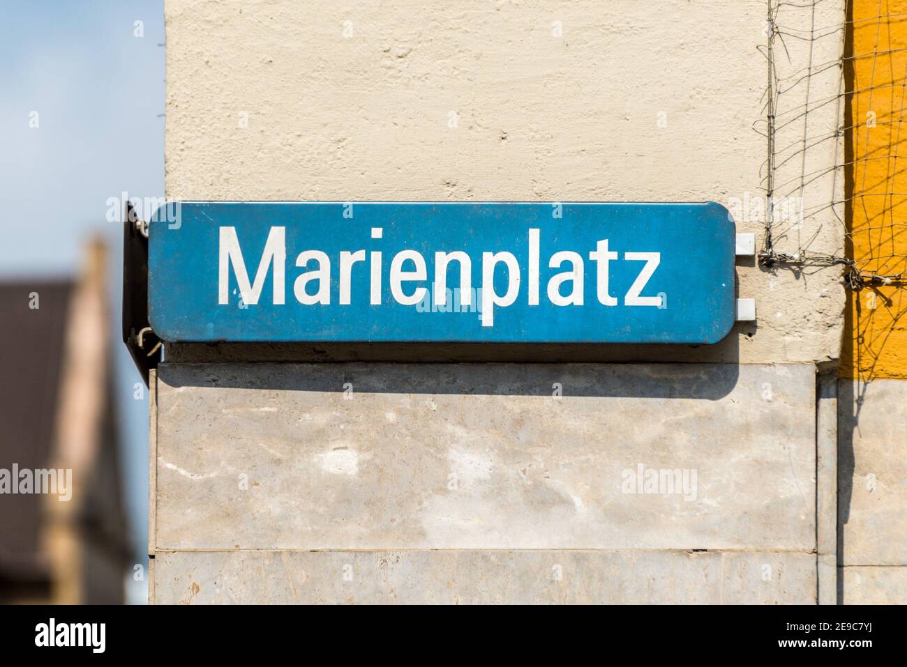 Square germany sign hi-res stock photography and images - Alamy