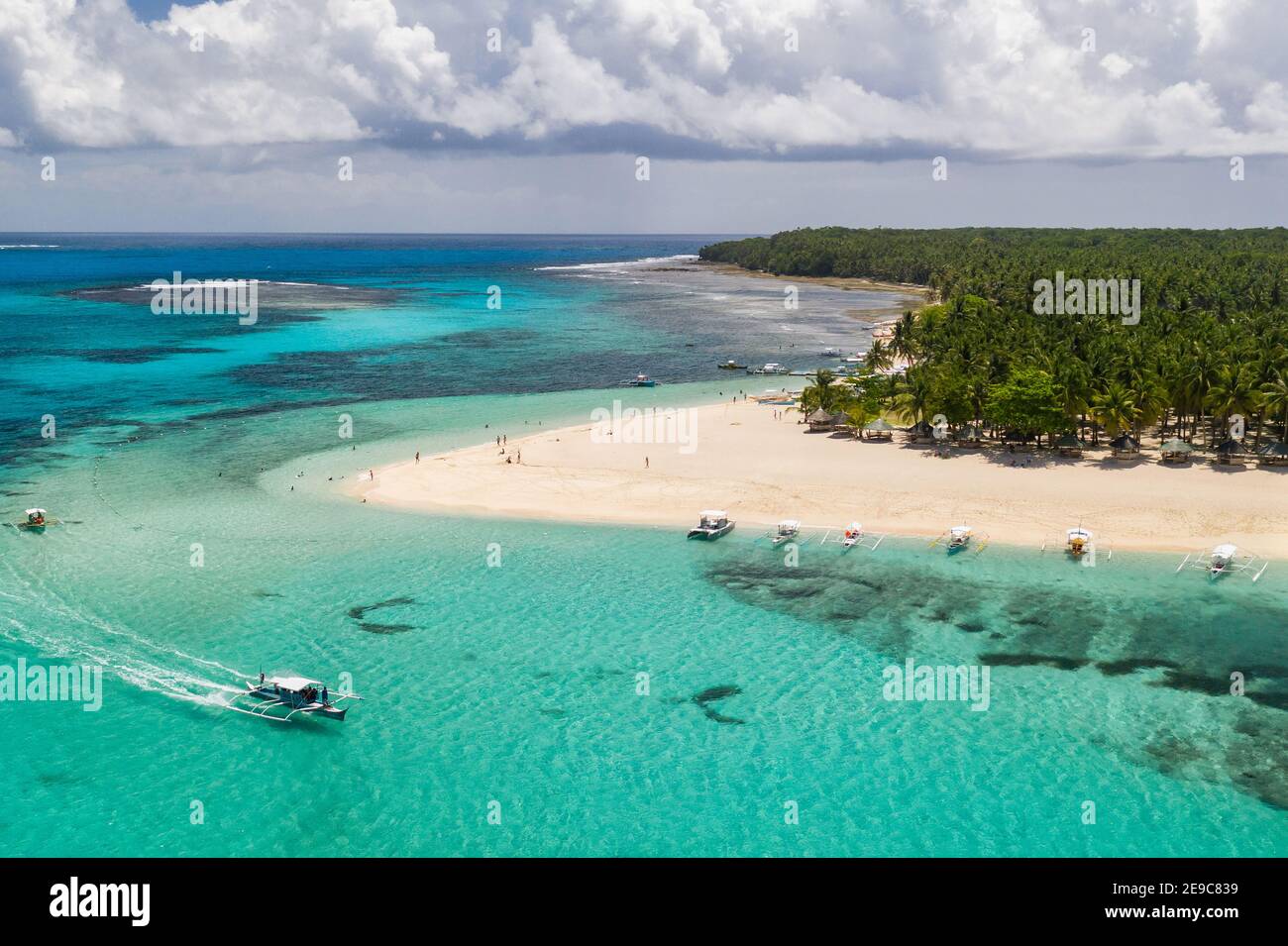 Aerial view of Daku Island,Siargao,Philippines Stock Photo - Alamy