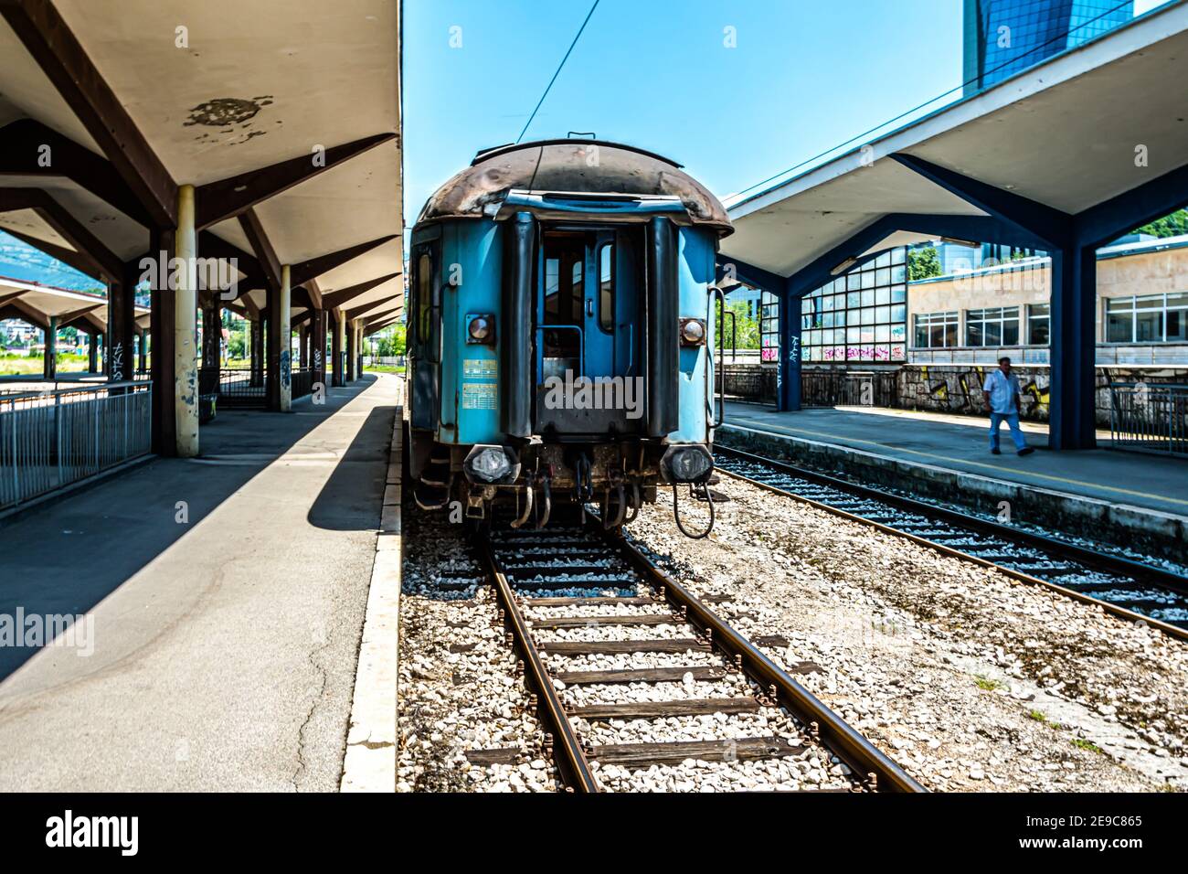 Bosnia railway station hi-res stock photography and images - Alamy