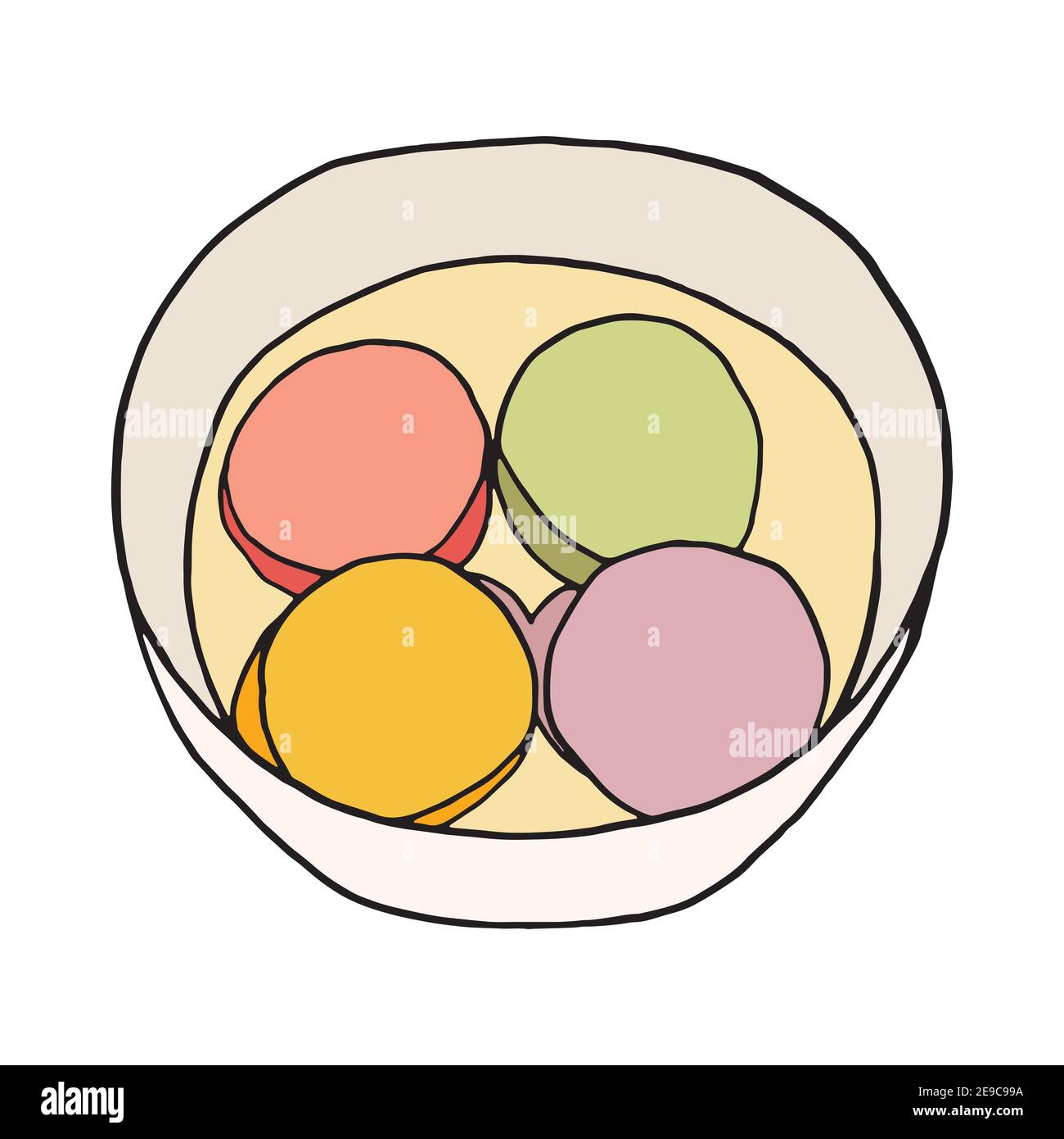 Tangyuan tang yuan chinese Stock Vector Images - Alamy