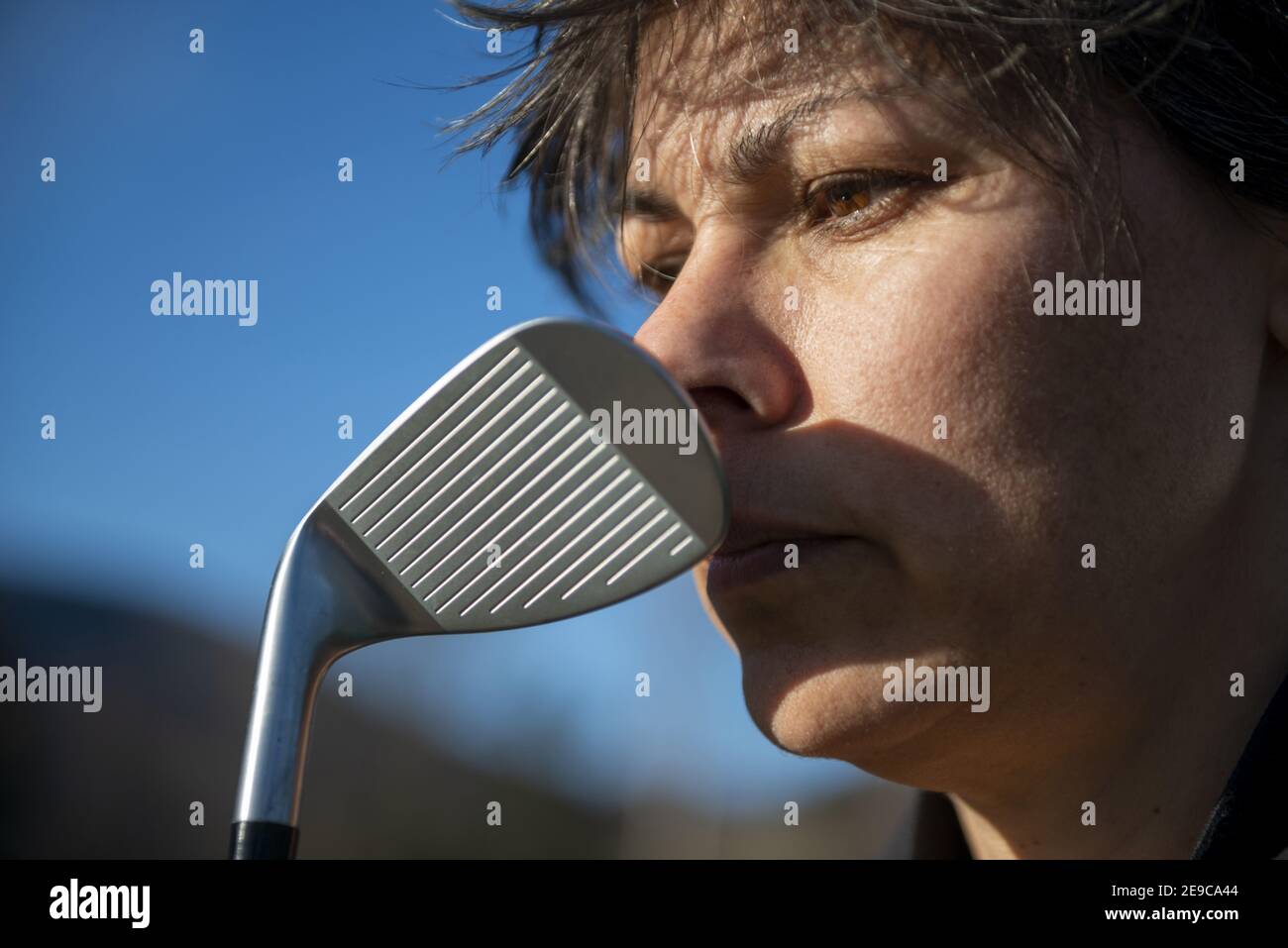 Golfer in focus hi-res stock photography and images - Alamy