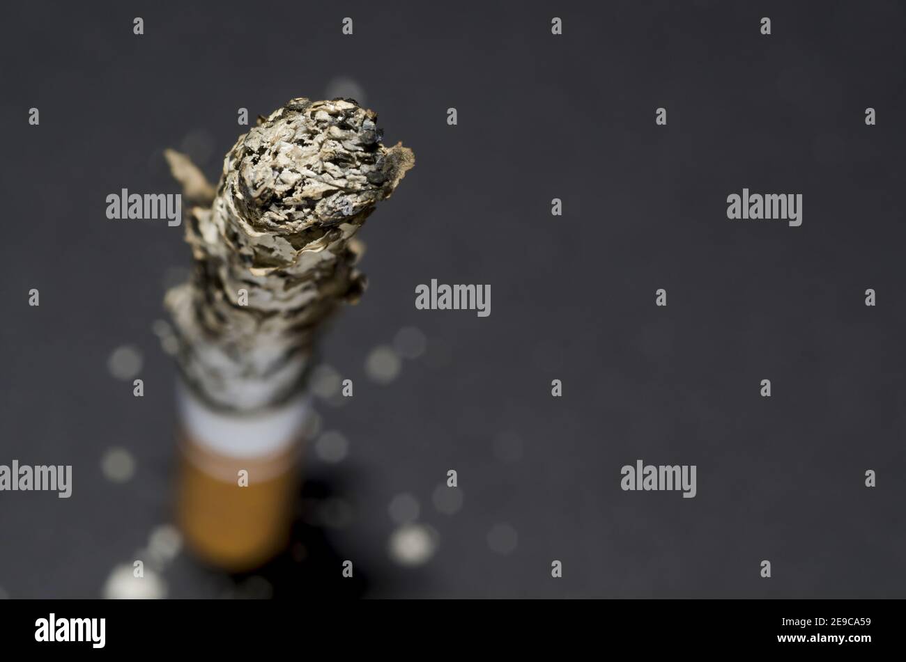 Cigarette with Ash Stock Photo - Alamy