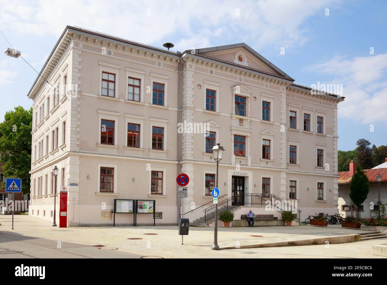 Town hall of Miesbach, Bavaria, Germany, Europe Stock Photo - Alamy