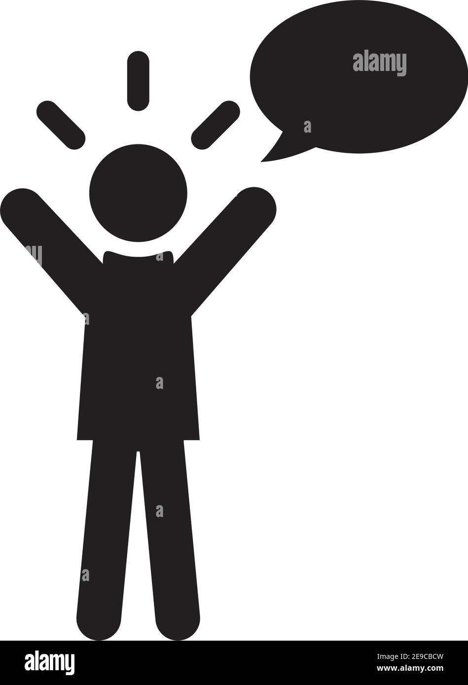 Help icon vector male person profile avatar with speech bubble symbol ...
