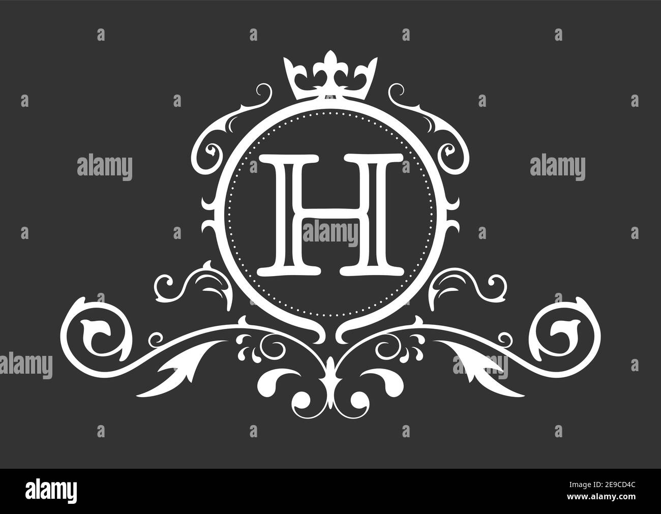 H Monogram Designs