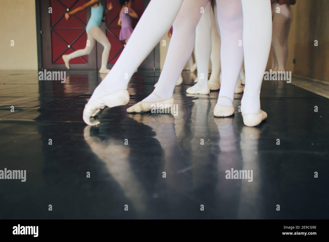 legs of ballet dancers in training Stock Photo - Alamy