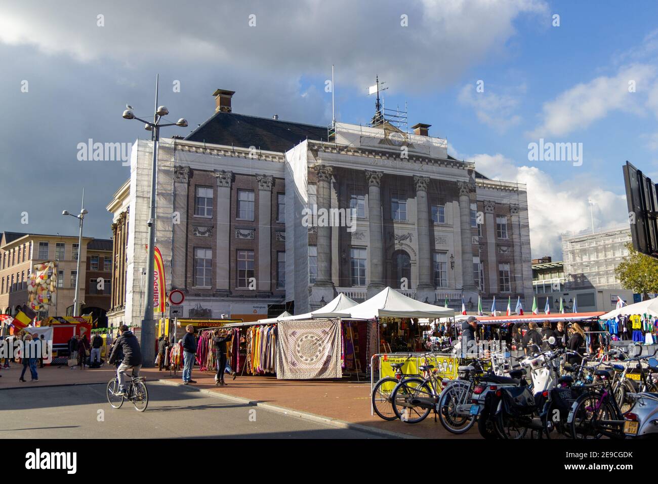 City hall renovation in Groningen Stock Photo - Alamy