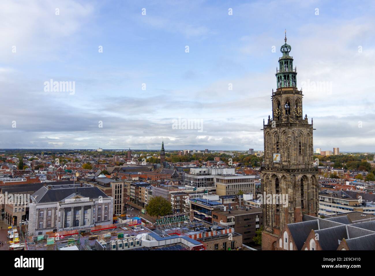 Cityscape with the Martini tower Stock Photo - Alamy