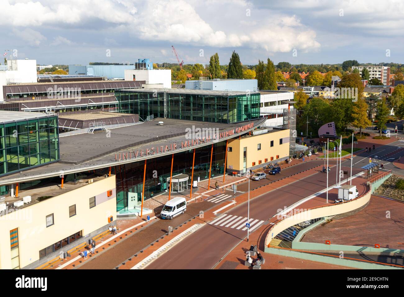 Aerial hospital building hi-res stock photography and images - Alamy