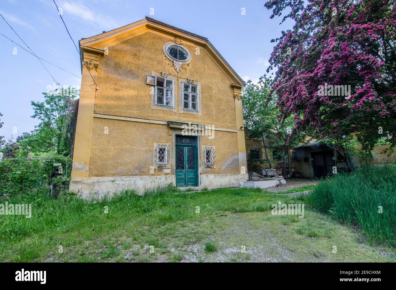 old house of a castle Stock Photo - Alamy