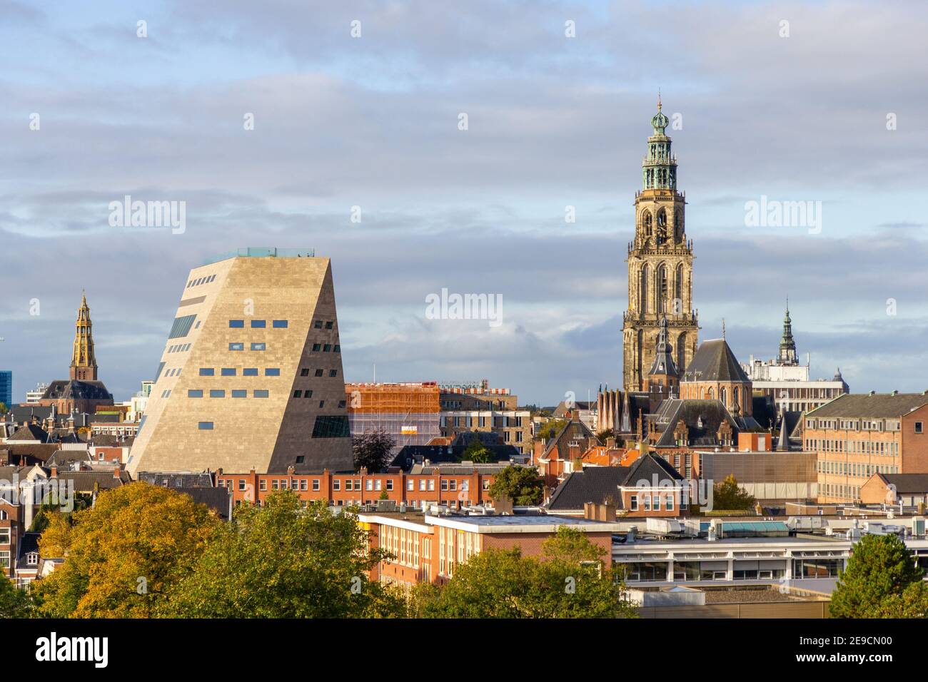 Cityscape with the Martini tower Stock Photo - Alamy