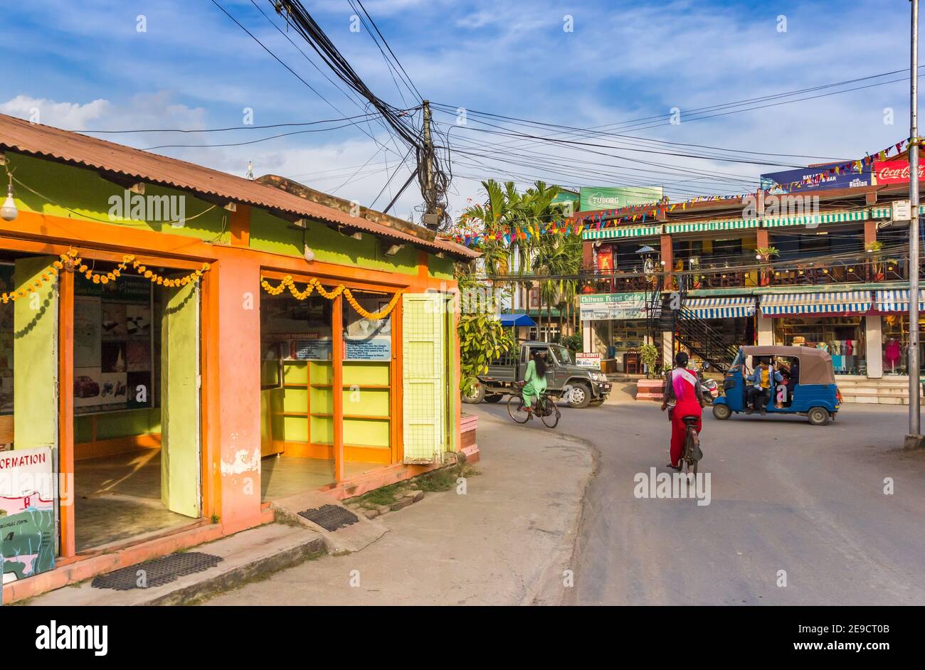 Bicycle in nepal hi-res stock photography and images - Alamy