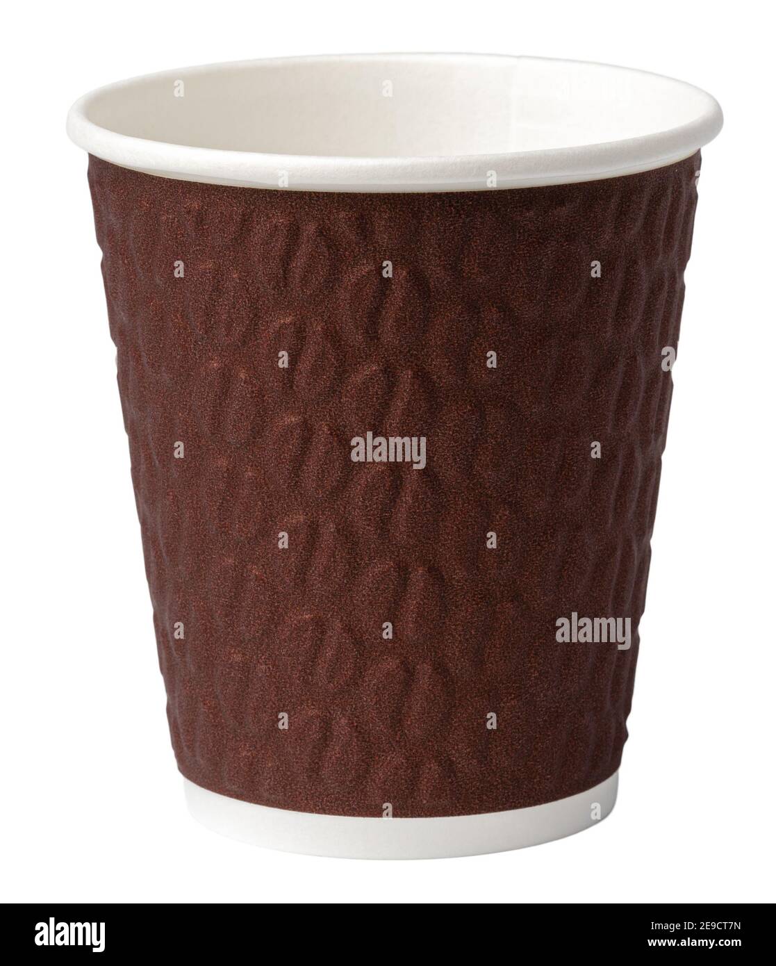 Paper cup of coffee isolated on white background Stock Photo - Alamy