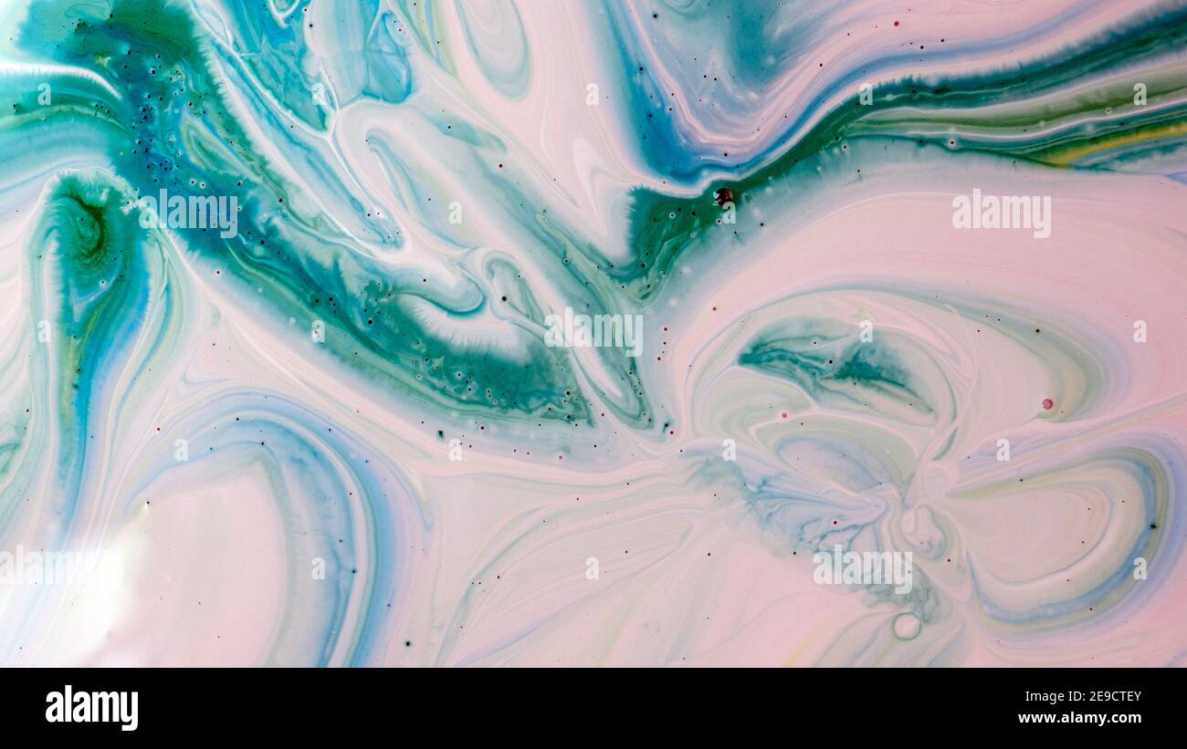 The colors of the aqueous ink are translucent. Abstract multicolored ...