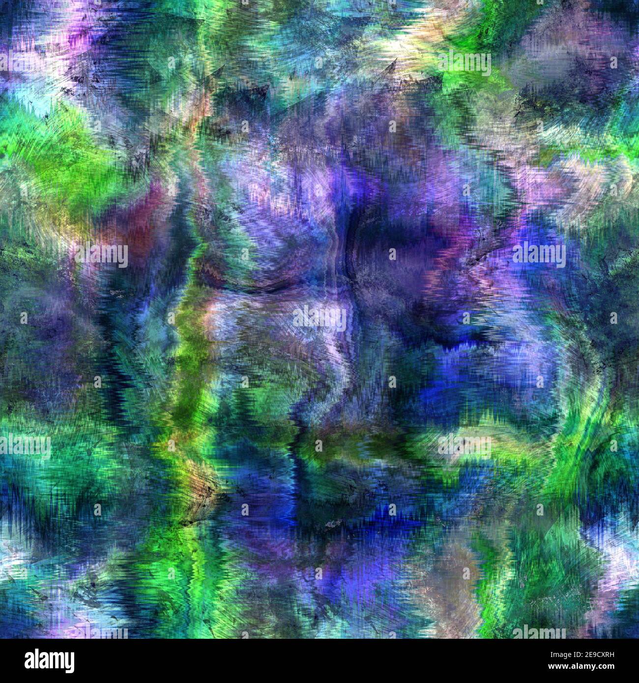 Seamless abstract color blobs with floral overlay Stock Photo - Alamy