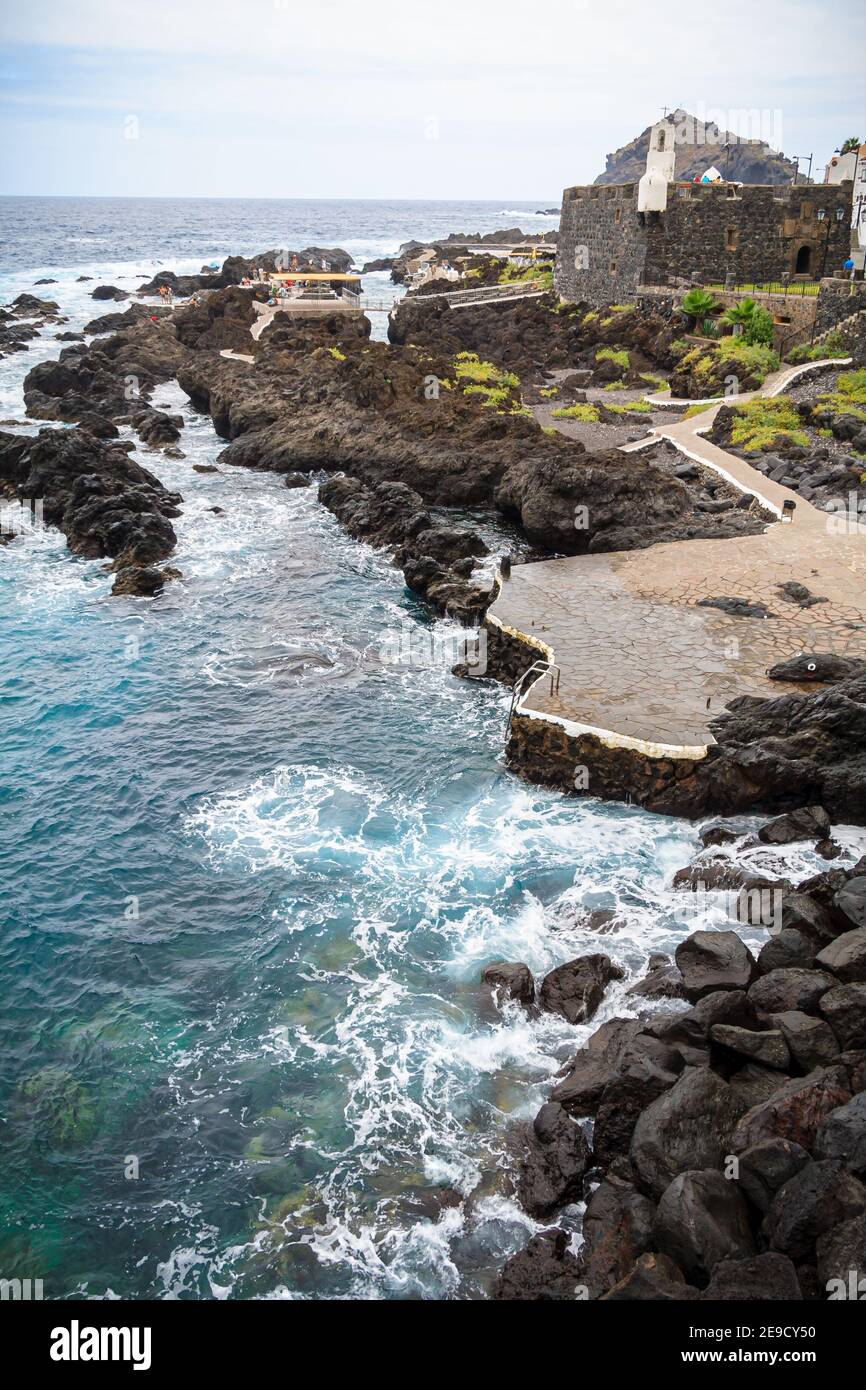GARACHICO, TENERIFE ISLAND, SPAIN - Aug 23, 2007: View of one of the ...