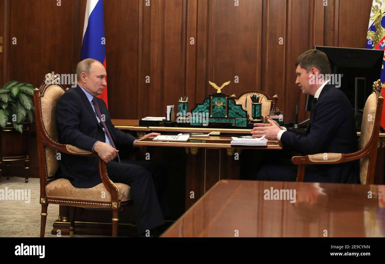 February 4, 2021. - Russia, Moscow. - Russian President Vladimir Putin ...
