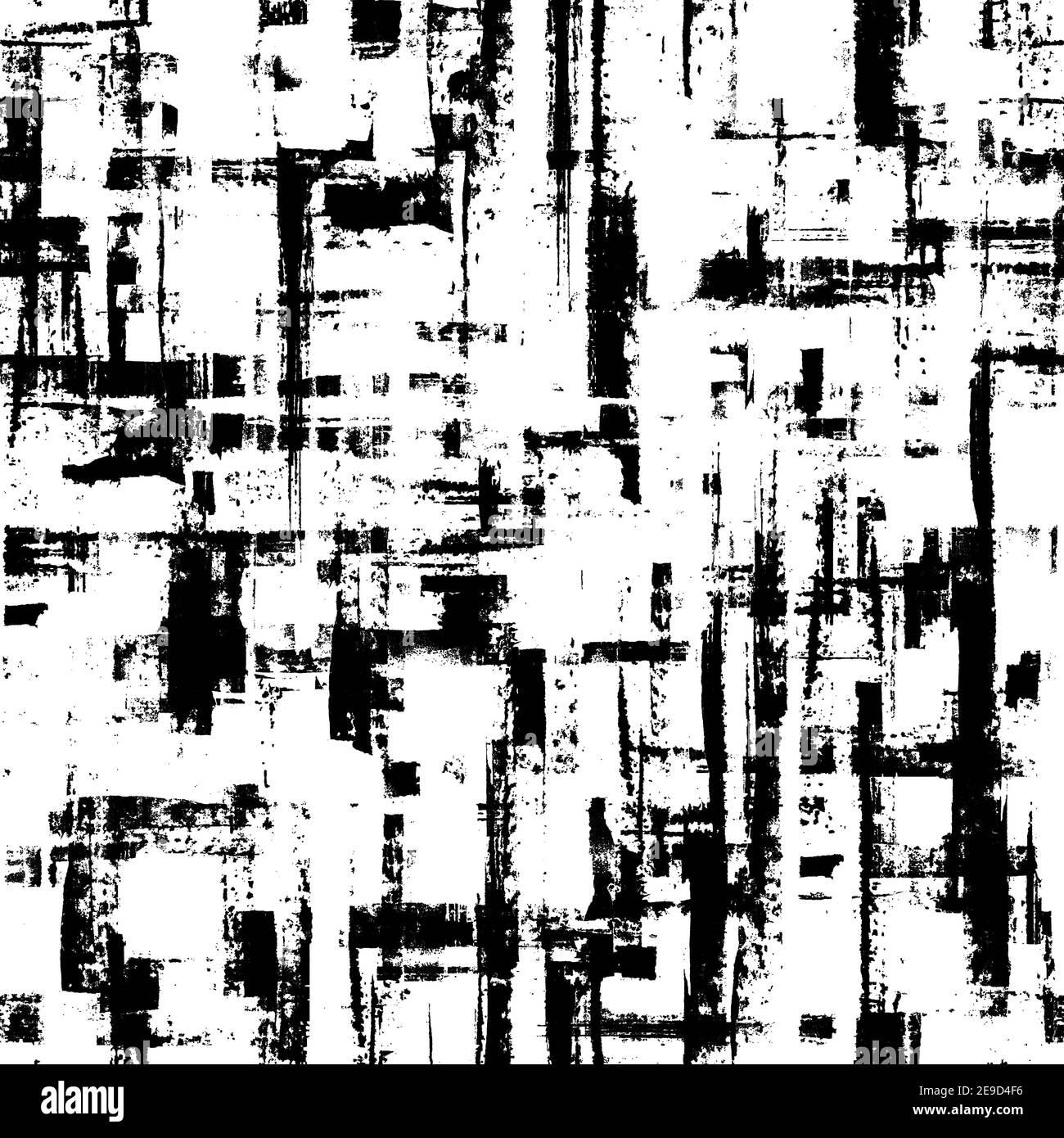Contemporary Art Seamless Pattern Abstract Grunge Geometric Shapes