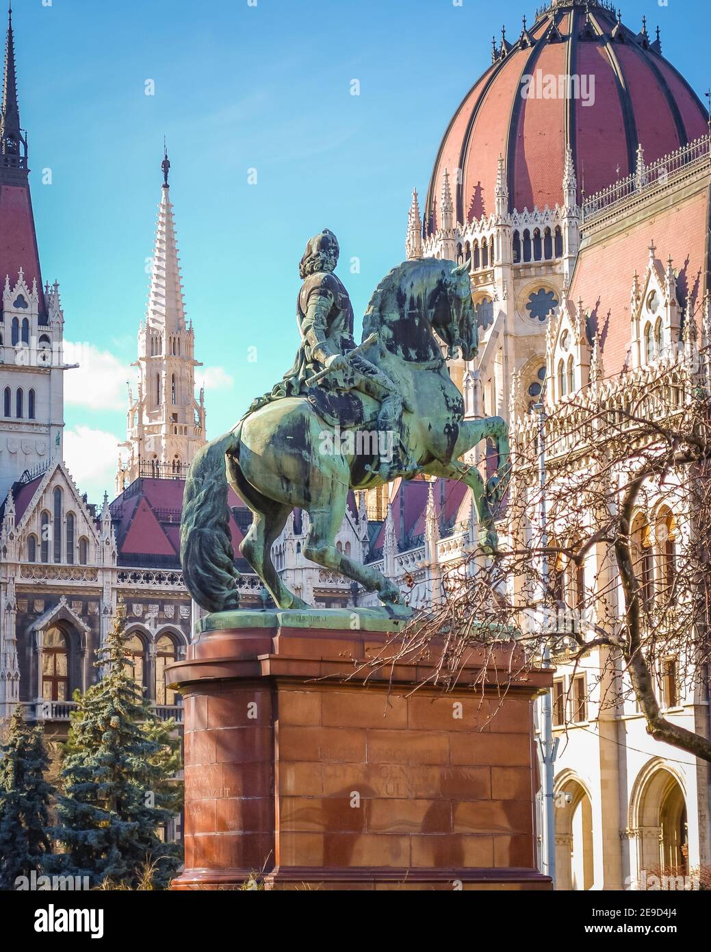 Budapest equestrian statue hi-res stock photography and images - Alamy