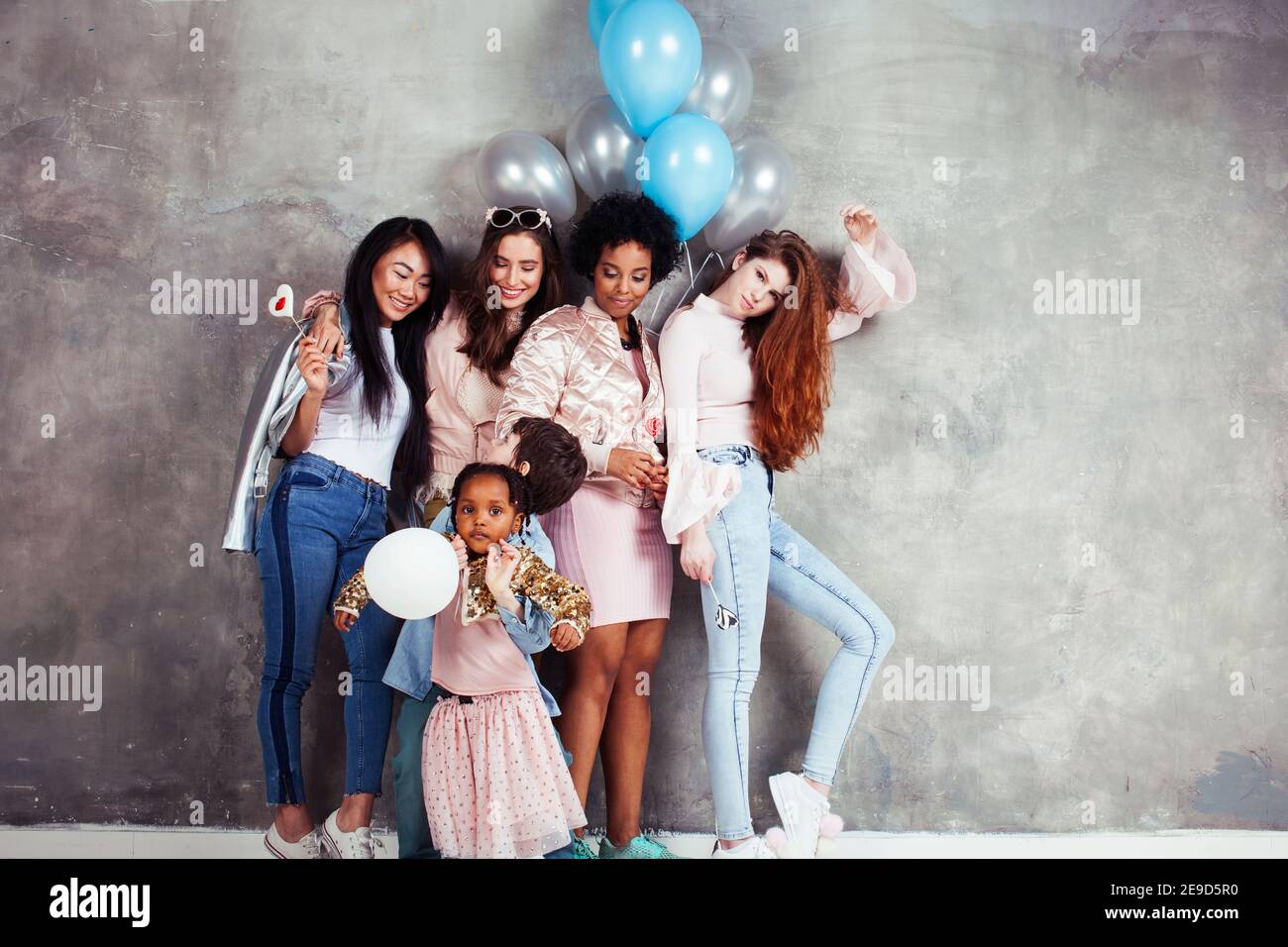 Lifestyle and people concept: young pretty diversity nations woman with ...