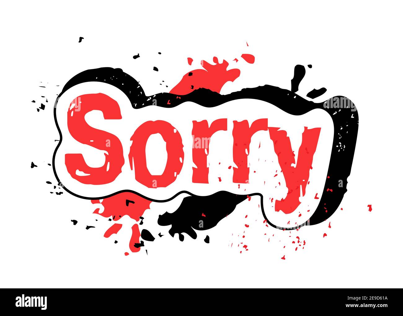 Speech Bubble, paint design vector illustration on white background ...