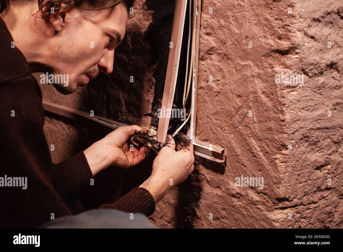 Melted wires hi-res stock photography and images - Alamy